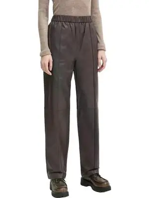 Day Birger Et Mikkelsen Panelled Trousers With Elasticated Waistband - Brown