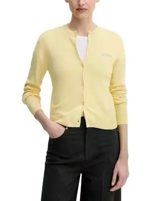 Day Birger Et Mikkelsen Buttoned Logo Knitwear - Yellow