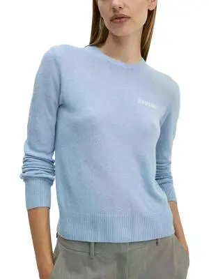 Day Birger Et Mikkelsen Logo-intarsia Sweater - Blue