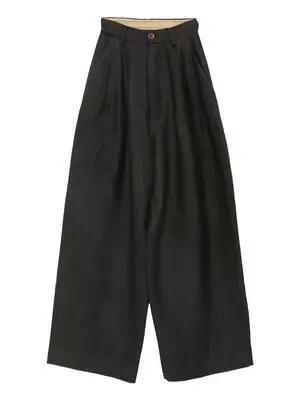 UMA WANG High-waisted Palazzo Trousers - Grey