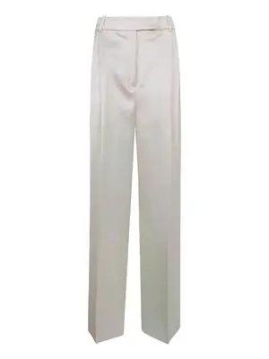 RÓHE Pleated Trousers - White