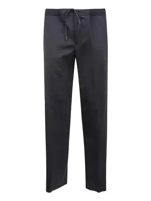 PT TORINO Drawstring-fastening Trousers - Black