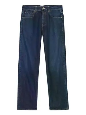 Closed High-rise Straight-leg Jeans - Blue