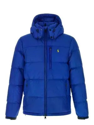 Polo Ralph Lauren Logo-detail Quilted Down Jacket - Blue