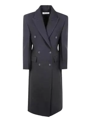 RÓHE Double-breasted Coat - Black