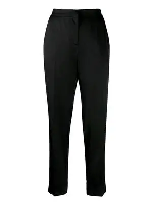 PT TORINO Tapered Leg Trousers - Black