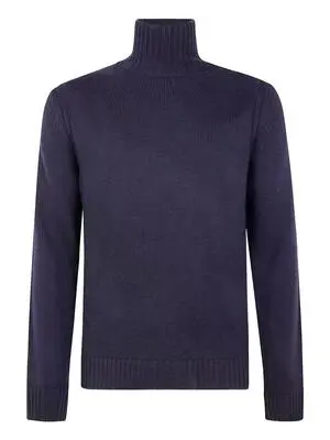 DONDUP Roll-neck Sweater - Blue