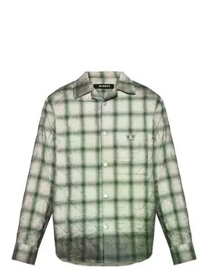 MISBHV Checked Quilted Overshirt - Neutrals
