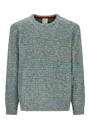 Paul Smith Crew Neck Striped Sweater - Blue