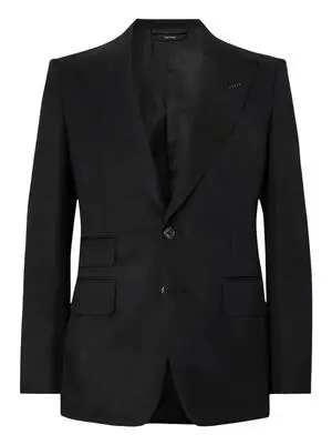 TOM FORD Wool Single-breasted Suit - Black