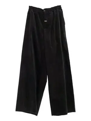 Martine Rose Wide-leg Corduroy Trousers - Black