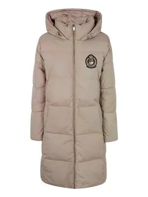 Ralph Lauren Hooded Padded Coat - Neutrals
