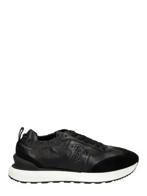 Roberto Cavalli Logo-embossed Panelled Sneakers - Black