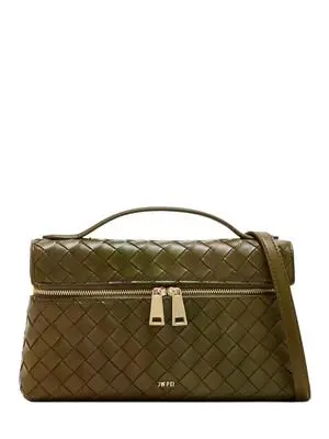 Jw Pei Woven Top-handle Satchel - Green