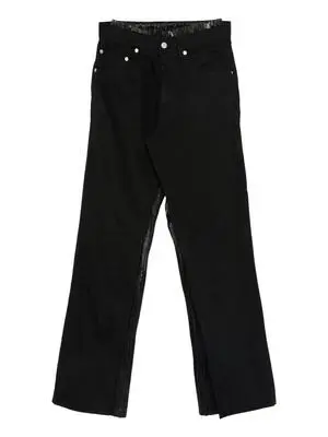 Junya Watanabe Pleated Panel Trousers - Black
