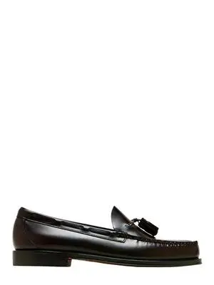 G.H.BASS Weejuns Larkin Tassel Leather Loafers - Brown