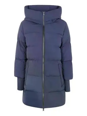 Woolrich Hooded Puffer Coat - Blue