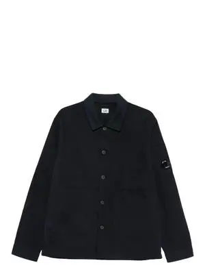 C.P. COMPANY Buttoned Patch-pocket Jacket - Blue
