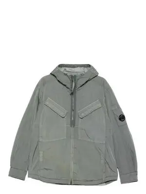C.P. COMPANY Flap-pocket Hooded Jacket - Green