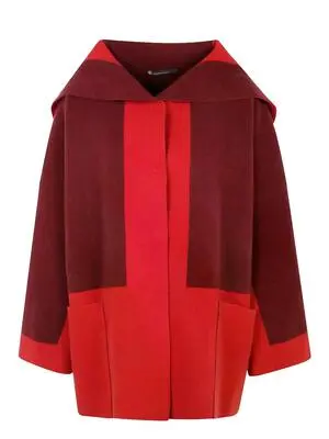 PIERANTONIOGASPARI Colorblock Pocket Coat - Red