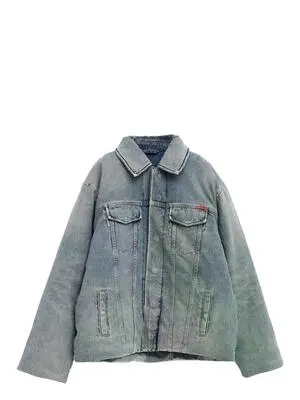 Martine Rose Denim Jacket - Blue