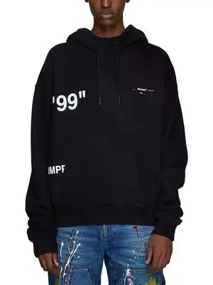 Off-White Graphic-print Hoodie - Black