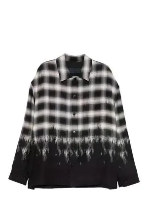 JUUN.J Border Checked Shirt