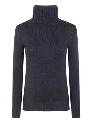 BASE Roll-neck Knitwear - Black