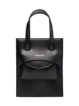 HIDESINS Flap Tote Bag - Black