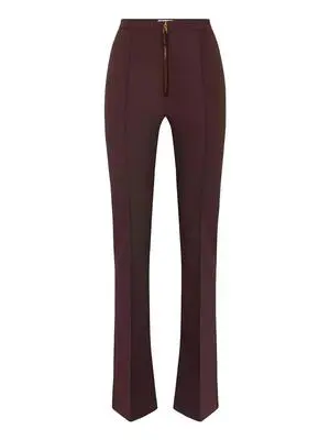 Elisabetta Franchi Flared Trousers - Brown