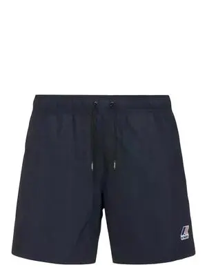 K-WAY Olivier Logo Swim Shorts - Blue