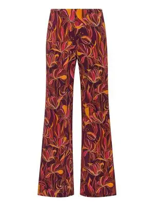 Malìparmi Lily's Ballet-print Trousers - Red