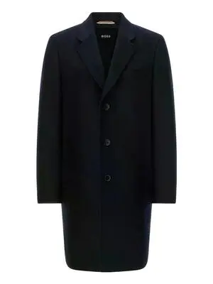 BOSS Single-breasted Coat - Blue