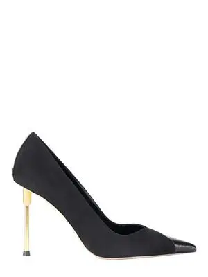 Elisabetta Franchi 100mm Sculpted Heel Leather Pumps - Black