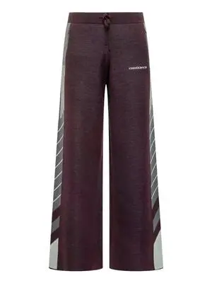 Casablanca Diagonal Tennis Trousers - Red