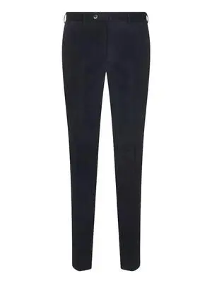 PT TORINO Button Trousers - Blue