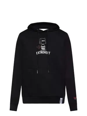 Iceberg Graphic-print Hoodie - Black