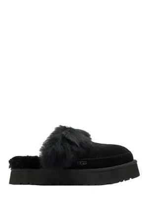 UGG Disquette Chalet Suede Slippers - Black