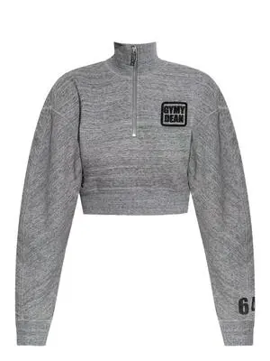 Dsquared2 Zip Appliqué Knitwear Grey