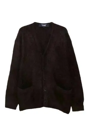 Comme Des Garçons V-neck Cardigan - Brown