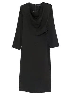 Soeur Faustine Draped Dress - Black