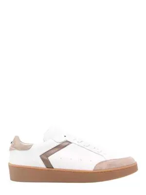 Canali Suede Sneakers - White