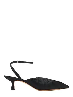 LOEFFLER RANDALL 50mm Ruched-detail Pumps - Black
