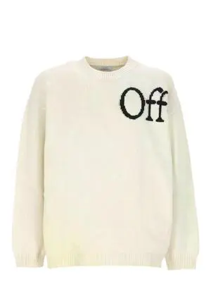 Off-White Logo-detail Sweater - Neutrals