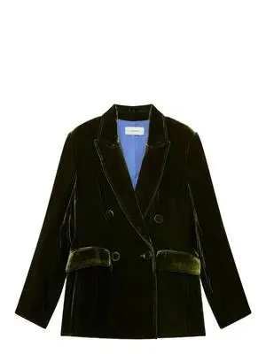 Malìparmi Double-breasted Jacket With Flap Pockets - Green