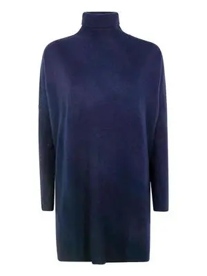 ABSOLUT CASHMERE Roll-neck Long-sleeve Sweater - Blue