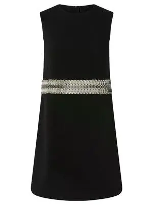 Pinko Chain-detail Mini Dress - Black