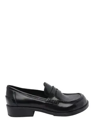Ash Penny-slot Loafers - Black