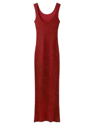 ASTA RESORT Ana Scoop Neck Maxi Dress - Red