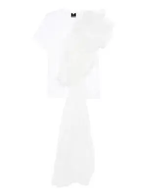 Alchemy Fashions Ruffled T-shirt - White